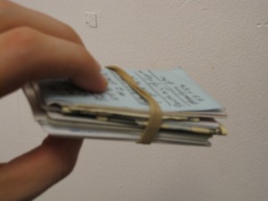 The Rubber Band Wallet | Writings and rehearsals by Nathan Schneider